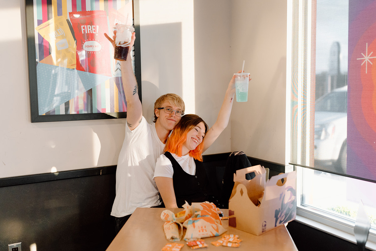 A Standout Taco Bell Photoshoot with Brooke and Matthew ...